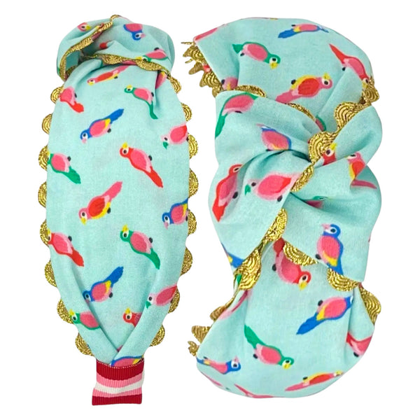 Handmade Seashell, Floral, Tennis & Parrot Headbands - James Ascher