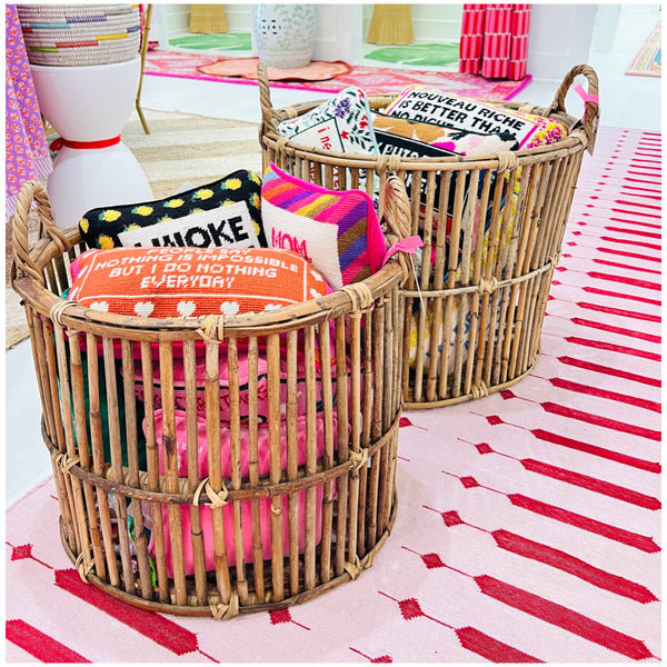 Talan Heavy Duty Rattan Basket - James Ascher