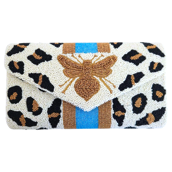 Handmade Light or Hot Pink, Turquoise or Red Leopard Bee Bags with ...